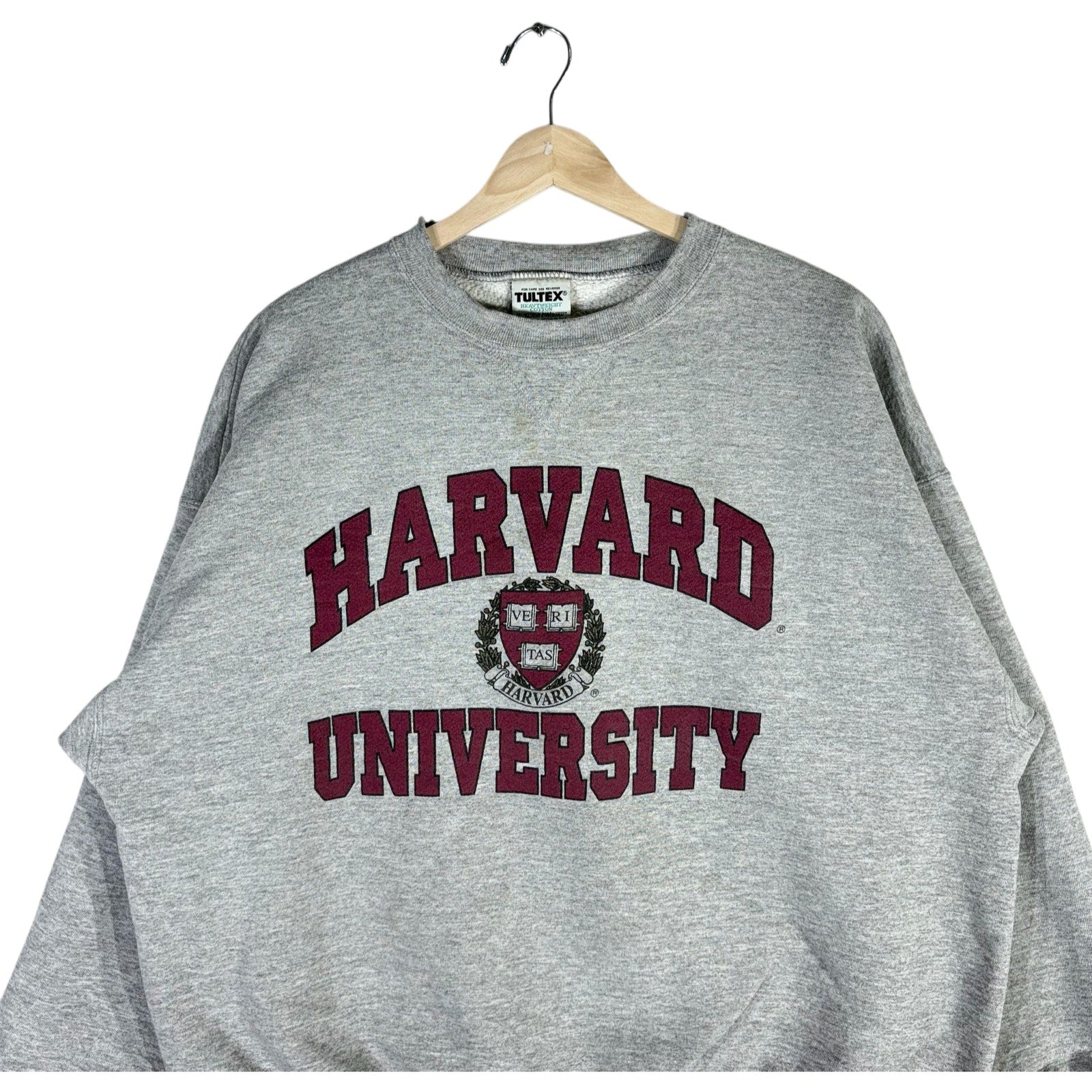 Vintage Harvard University Spellout Crewneck 90s