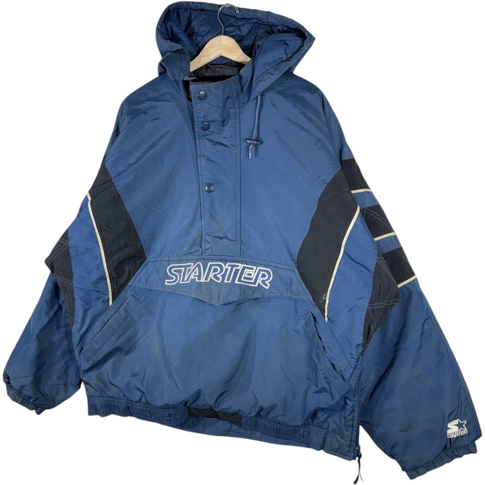 Vintage Starter Brand Logo Anorak Jacket