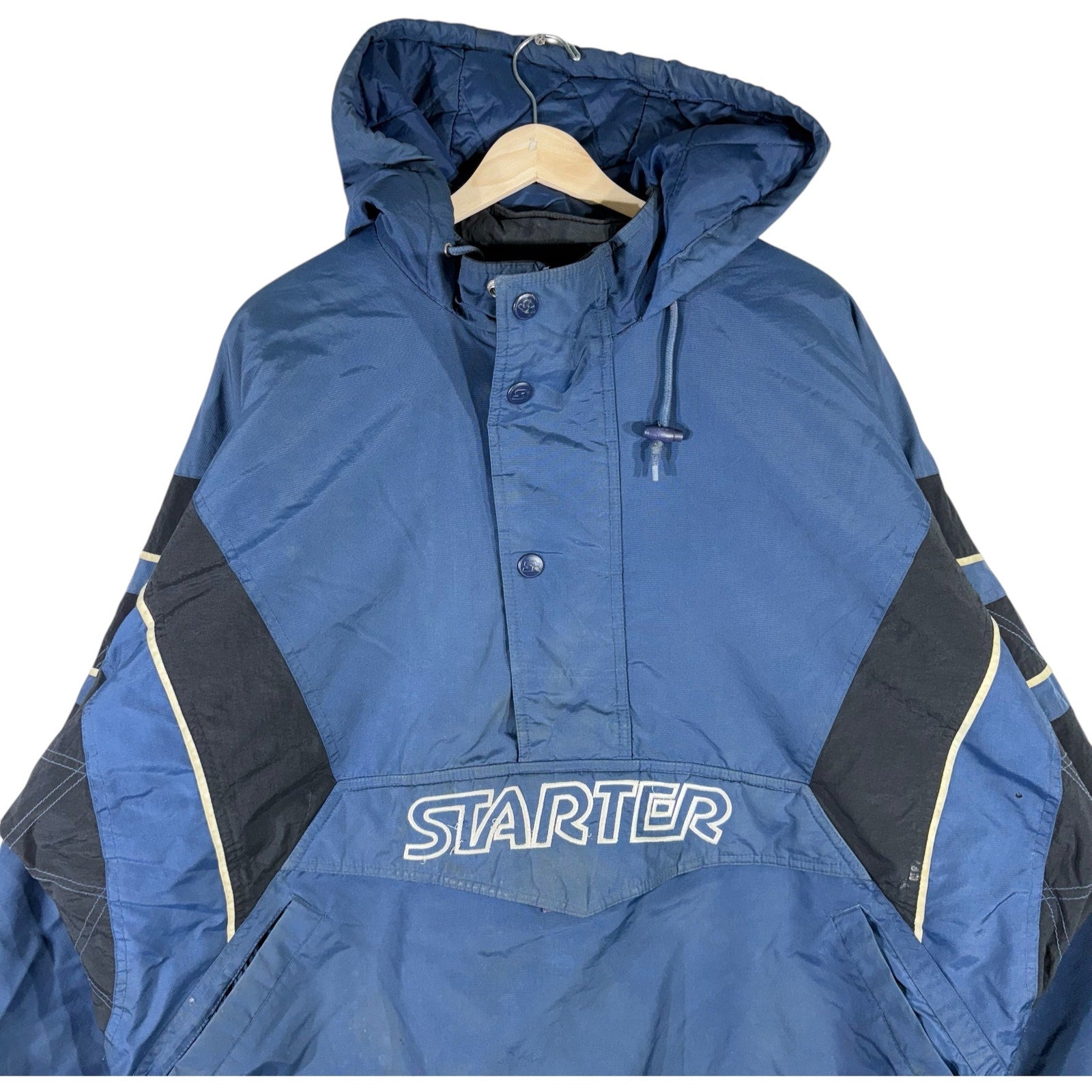 Vintage Starter Brand Logo Anorak Jacket