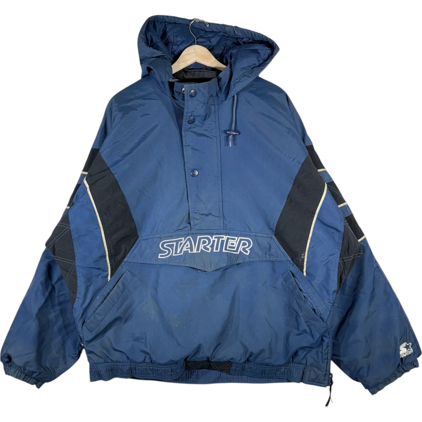 Vintage Starter Brand Logo Anorak Jacket